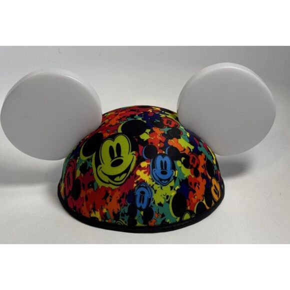 Disney | Accessories | Disney Mickey Mouse Light Up Ears Hat Multi ...